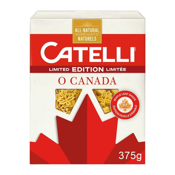 Catelli Limited Edition O Canada Maple Leaf Shape Pasta, Canadian-made ...