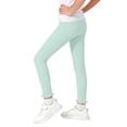 Antinious Toddler Girls Ice Silk Sport Leggings Ruffle Full Length ...