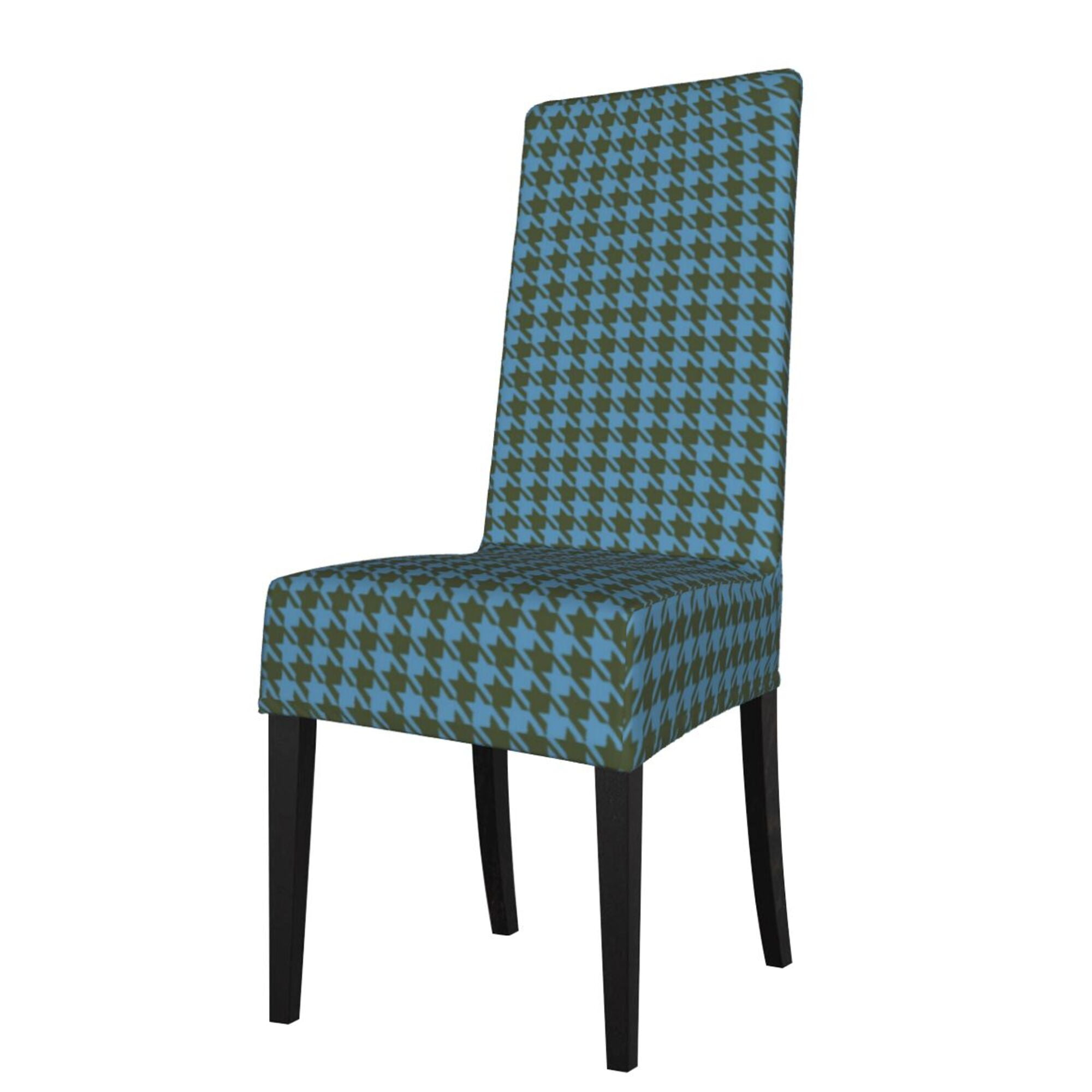 ZICANCN Houndstooth Check Chair Protectors Seat Covers , Dining Chair ...