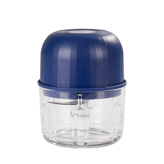 Rechargeable Portable Mini Garlic Chopper Vegetable Crusher with 4 ...