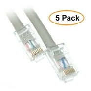 C&E Cat6 Blue Ethernet Patch Cable, Bootless, 10 Feet, 3 Pack - Walmart.com