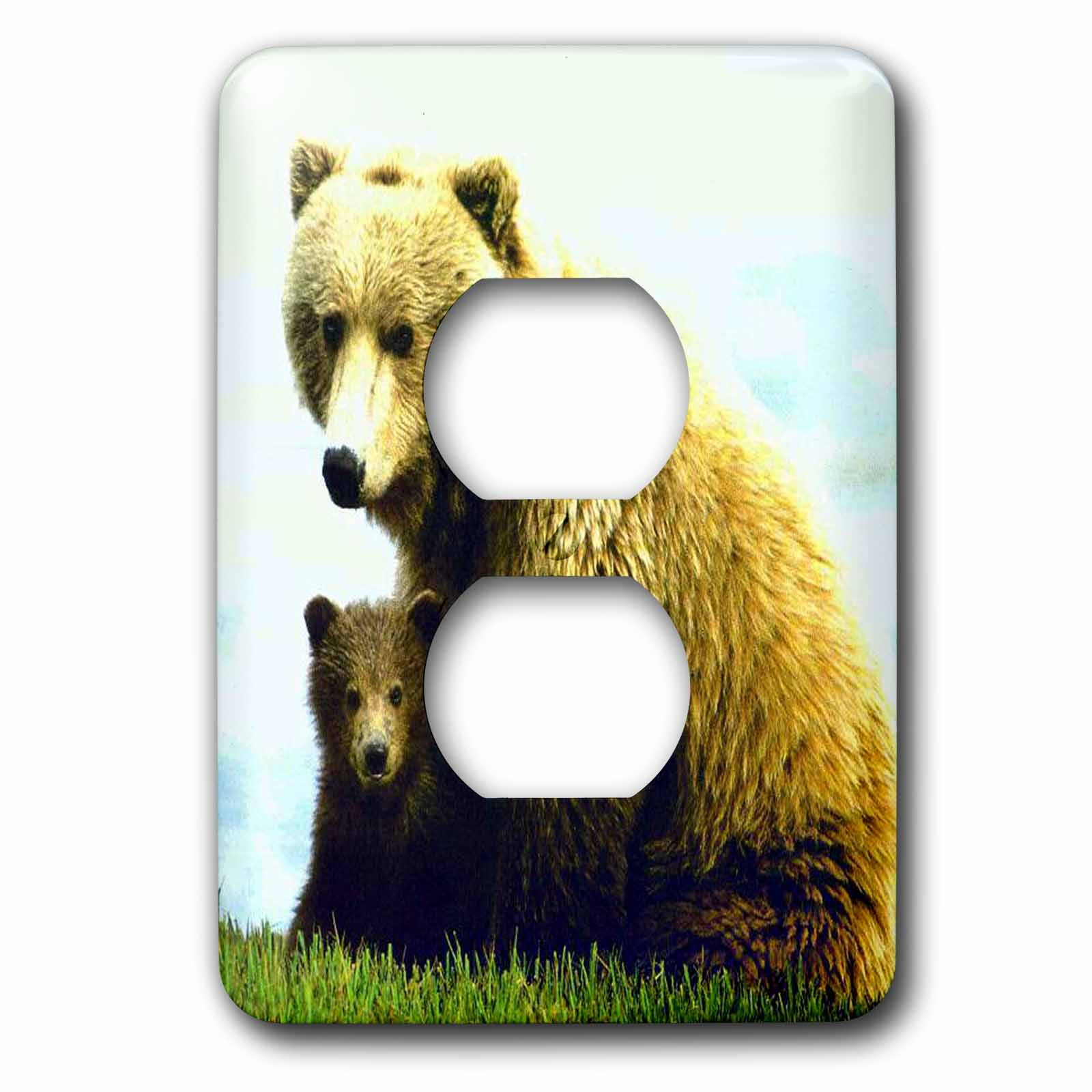 Brown Bear 2 plug outlet cover lsp-510-6 - Walmart.com