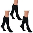 Over The Calf Socks for Men and Women Black 3 PAIRS Boot Socks Size 9 ...