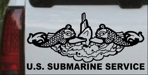 U.S. SUBMARINE SERVICE Car or Truck Window Decal Sticker - Walmart.com