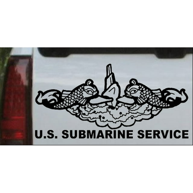 U.S. SUBMARINE SERVICE Car or Truck Window Decal Sticker - Walmart.com