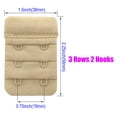Women's Bra Extenders 2 Hook, Soft and Comfortable Bra Strap Extension ...