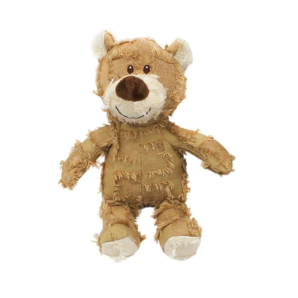 Indestructible Bear For Heavy Chewers, Durable Interactive Bear Dog ...