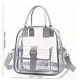 Clear Crossbody Bag Jelly Shoulder Tote, Large Capacity Transparent ...