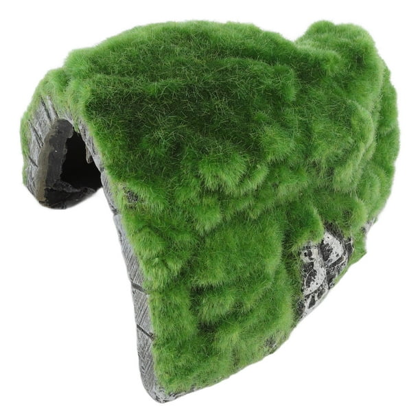 Reptile Hideout Cave, Rock Hides Decor Lizard Box Shelter Aquarium Rock ...