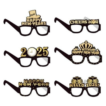 FRCOLOR 1 Pair of Novelty Glasses New Year Party Funny Party Glasses ...