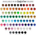 84-Color Ready to Pour Acrylic Pouring Paint Set with Silicone Oil ...
