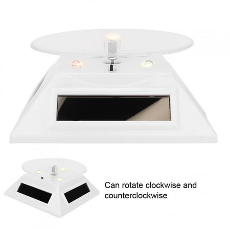 Cergrey Rotating Display Stand,Display Stand,Electric LED Light Solar ...