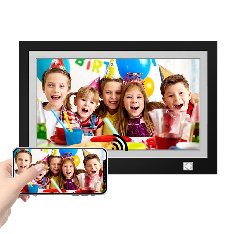 KODAK FHD Digital Photo Frame，11.6-inch Wood Tone Frame with Wi-Fi ...