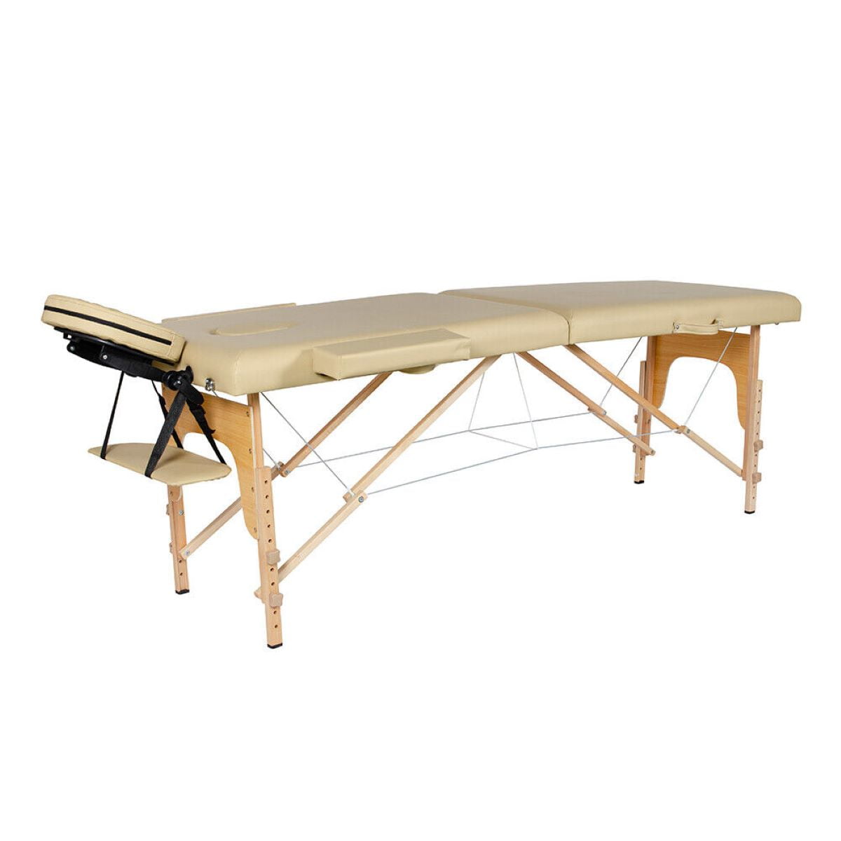 WSYW 84" 2-Folding Massage Table Portable Facial SPA Bed Tattoo Salon ...