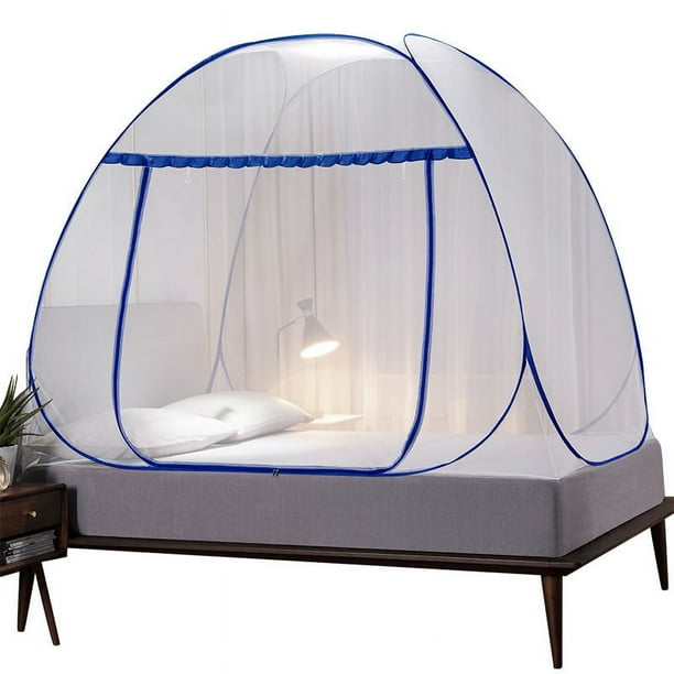Foldable Mosquito Net Bed Canopy Portable Bed Pop up Camping Tent ...