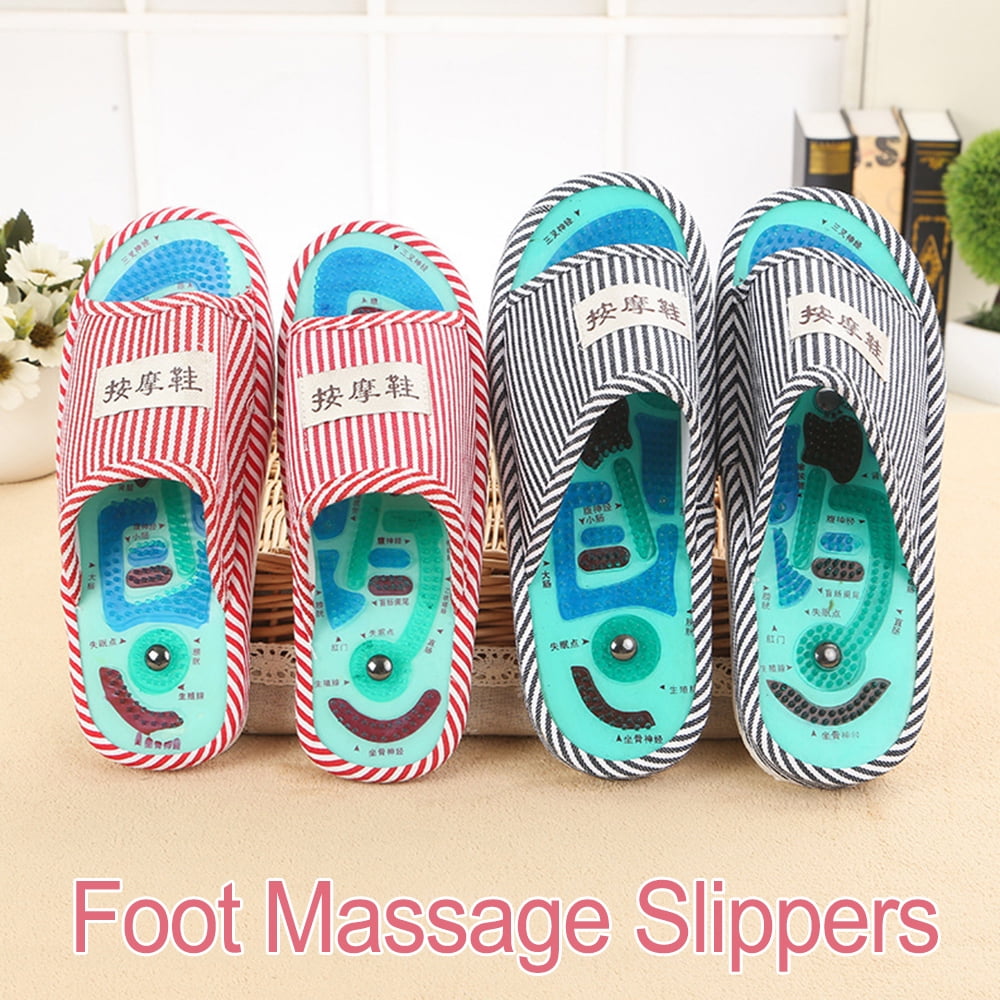 ODOMY Massage Slippers Health Shoe Reflexology Magnetic Sandals ...