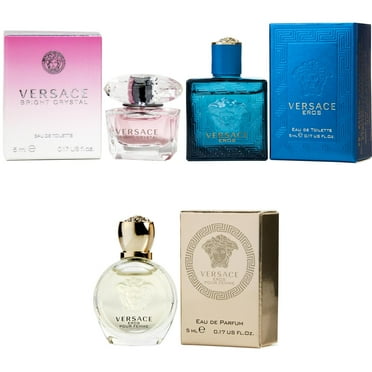 Versace Mini Fragrance Gift Set for Men and Women, 5 Pieces - Walmart.com