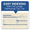 Employee Record Master File Jacket, Straight Tab, Letter Size, Manila ...