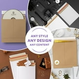 White Rigid Mailers 14 7/8 x 11 7/8 Inches. Pack of 200 Photo Mailer ...