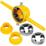 Tzgsonp Pipe Threader Kit PVC Pipe Thread Maker Tool, NPT Die Set, Pipe ...