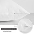 ® 2-Pack 23x23" Square Synthetic Down Alternative Pillow Inserts for ...
