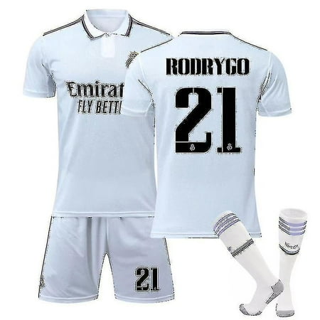 New Season 2022-2023 Real Madrid Soccer Jersey Kits Football Uniforms ...