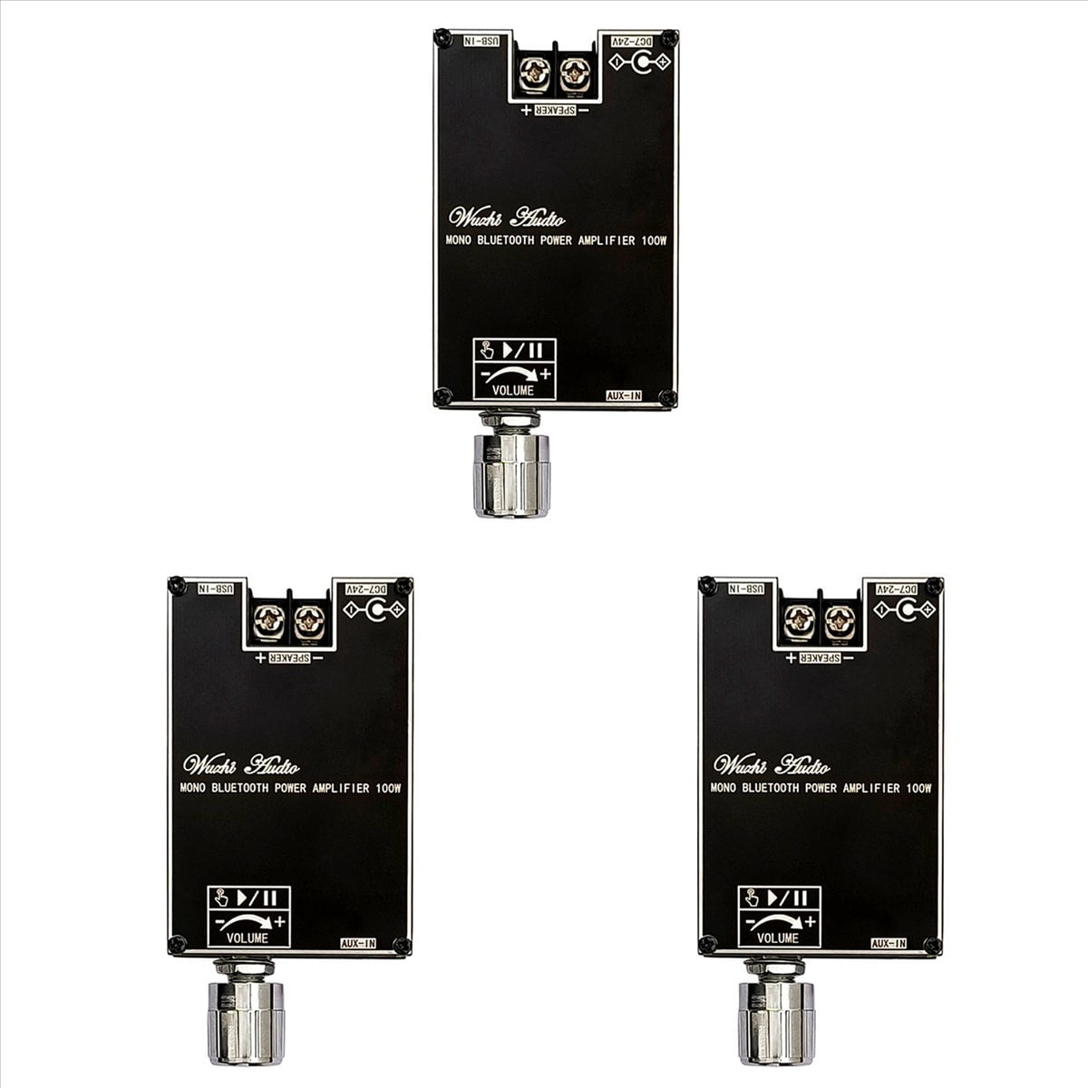 3X Placa de Amplificador de Audio Bluetooth Mono de 100 W con FuncióN ...