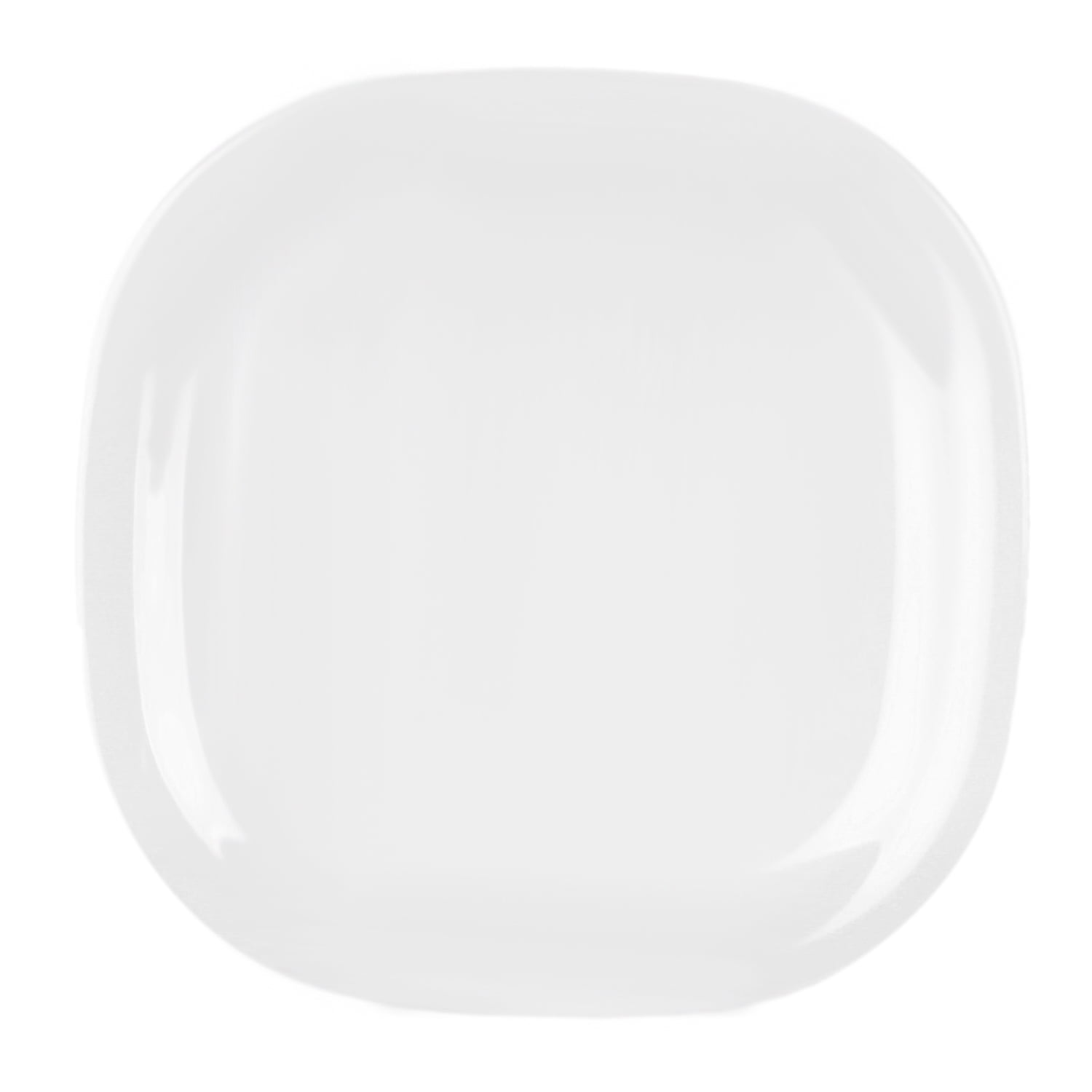 Excellante Passion White Melamine Dinnerware Collection 14 X 14 Inch ...