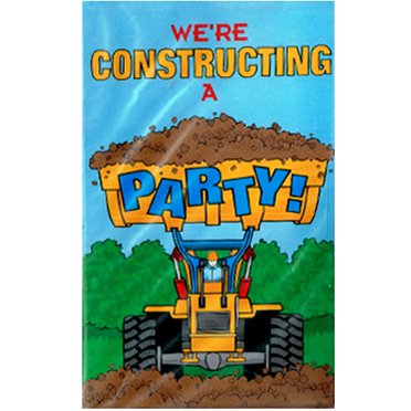 Creative Converting Construction Trucks Invites, 8 Count - Walmart.com