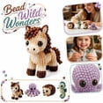 Animal Beading Kit Handmade Jewelry Art Set With Colorful Beads Fishing ...