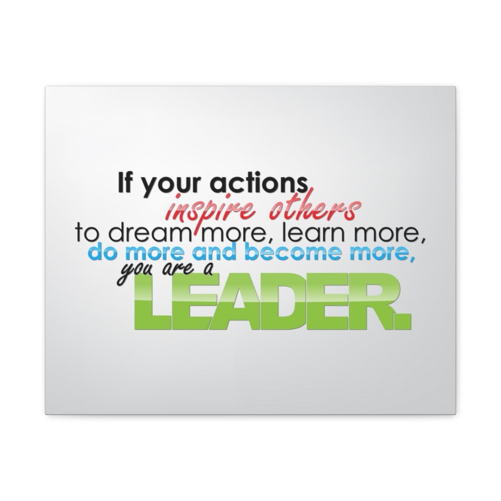 Inspirational Wall Art You Are A Leader Motivation Wall Decor for Home ...