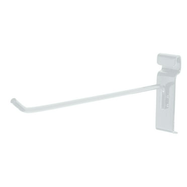 6" Black Gridwall Metal Wire Hanging Hooks for Grid Displays, 50 Pack ...