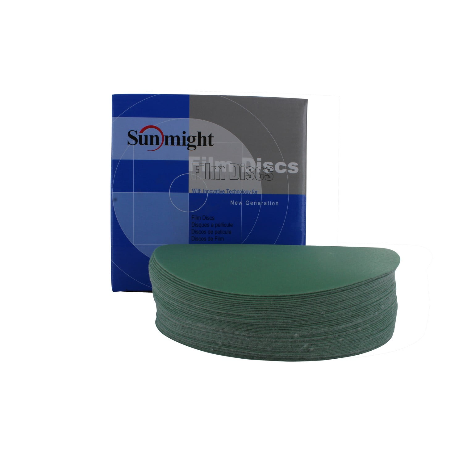 Sunmight 01414 6" 320 Grit No Hole Film Sanding Discs (50 Pieces ...