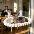 Hanging Cat Bed Suction Cup Fixed Removable Washable Cover Space Saving ...