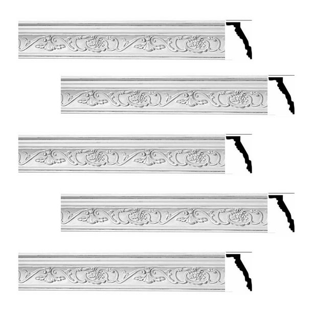 Cornice Crown Mouldings White Urethane Vineyard DIY Interior Design ...