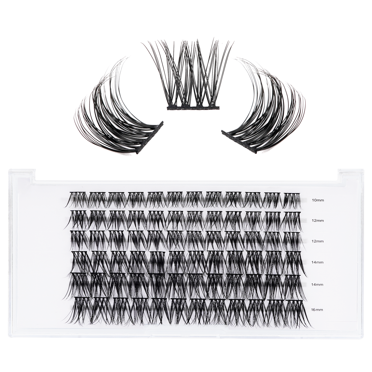 Aliver Single Lashes Eyelash Clusters 240 Pcs Individual Lashes 9-16 mm ...