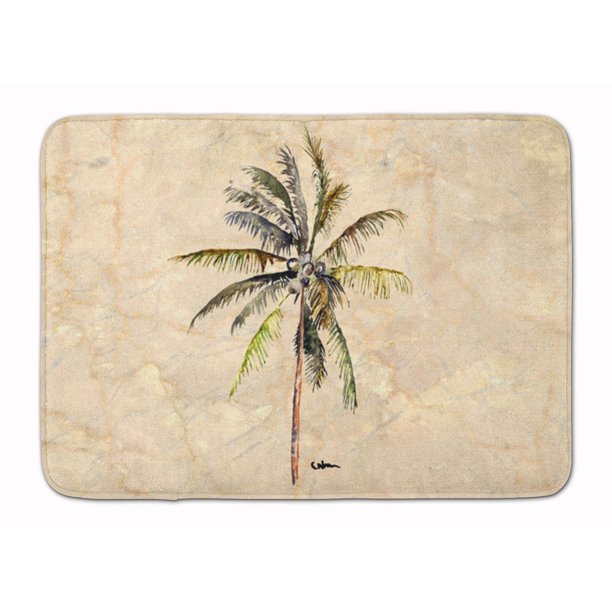 Palm Tree Machine Washable Memory Foam Mat - Walmart.com - Walmart.com