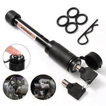 Trailer Hitch Lock Black, Hitch Pin Lock with 5/8 Inch Diameter Anti ...