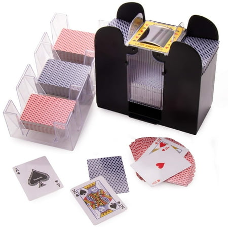 Brybelly Ultimate 6 Deck Battery-Operated Automatic Electric card ...