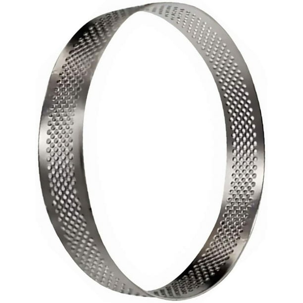 Stainless Steel Tart Ring Round Shape Heat Resistant Muffin Cake Mold ...