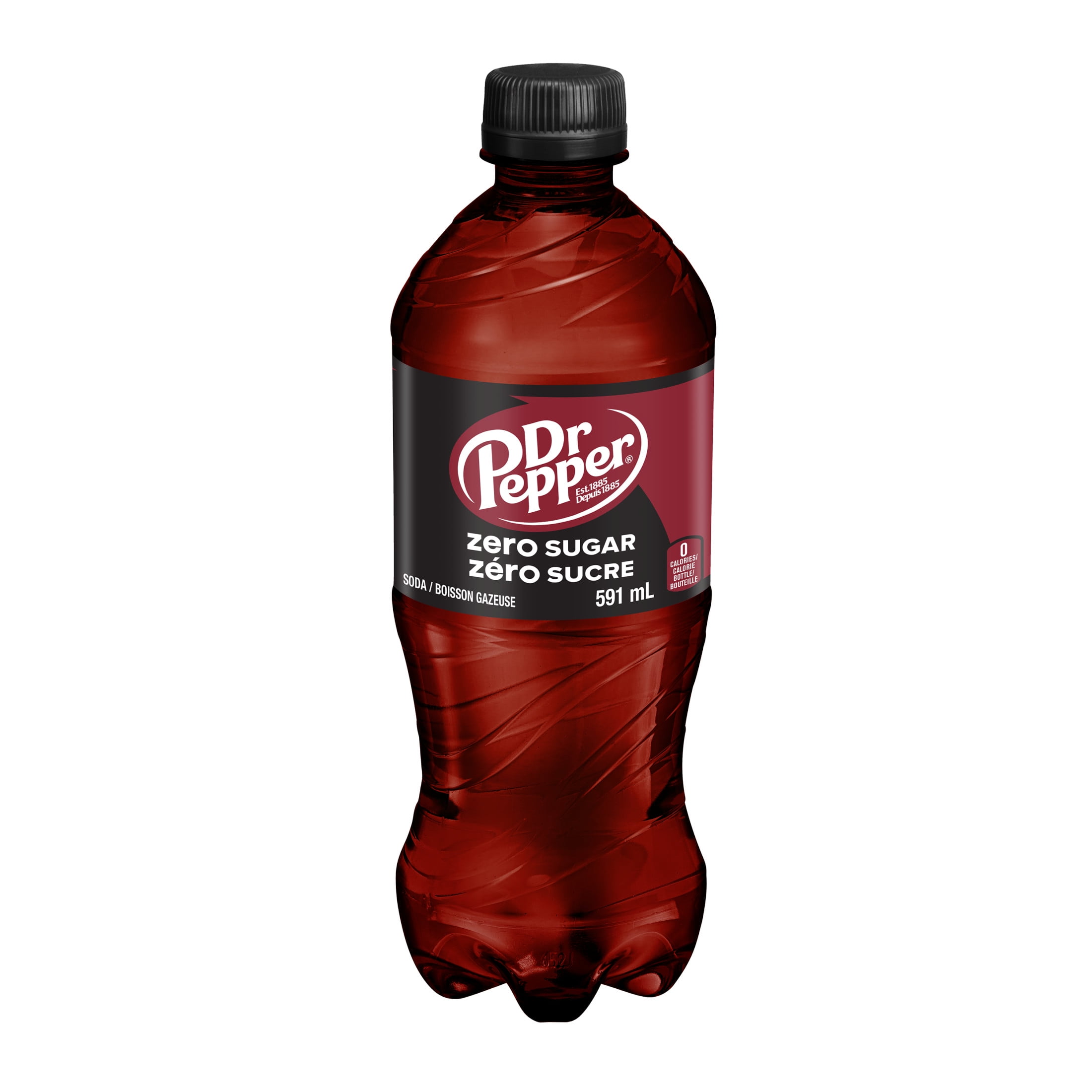 Dr Pepper Zero Sugar Soda 591 mL, Bottle, 591 mL - Walmart.ca