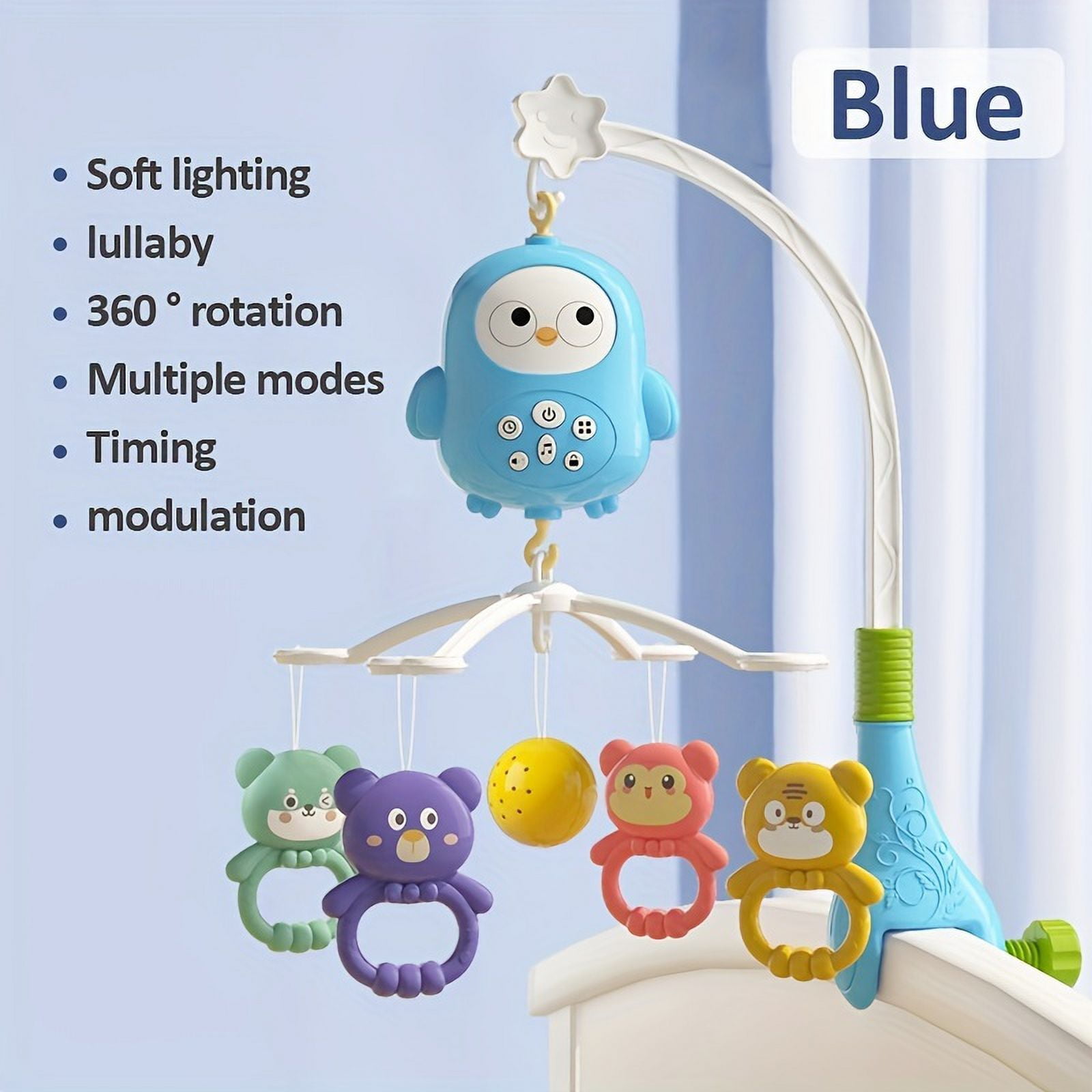 Click here for Grm Infant Baby Music Rotating Bed Bell Toy  Cute... prices