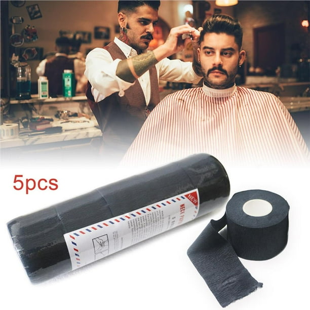 wolftale 5 Rolls Barber Paper Professional Neck Strips Elastic Paper ...