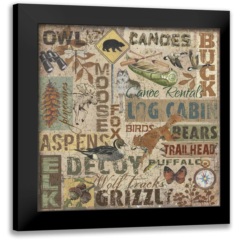 Phillips, Anita 15x15 Black Modern Framed Museum Art Print Titled ...