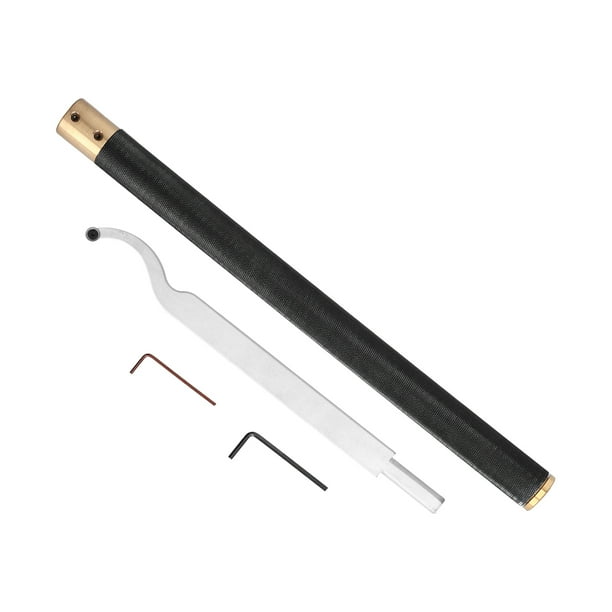 Wood Turning Tools Swan Neck Hollow Cutter Tool Bar Hex Wrench Lathe ...