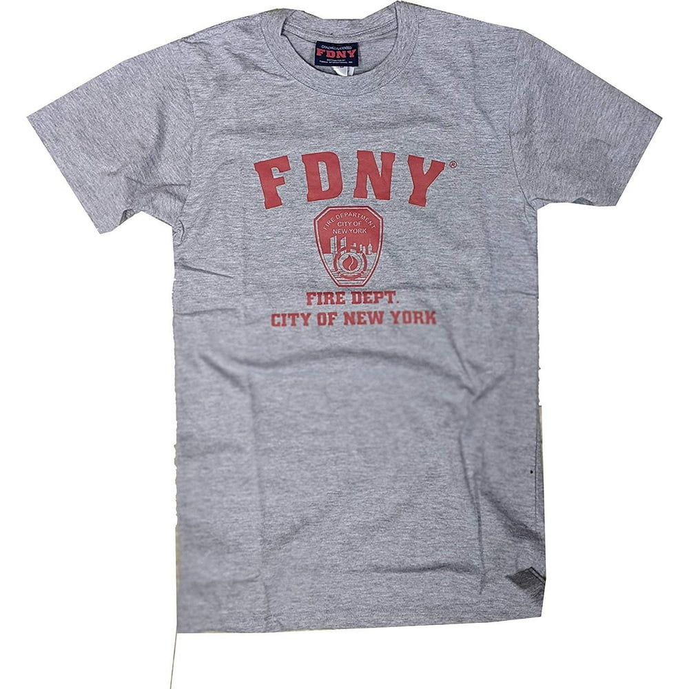 FDNY - FDNY T-SHIRT Crewneck New York Fire Department Athletic Tee ...