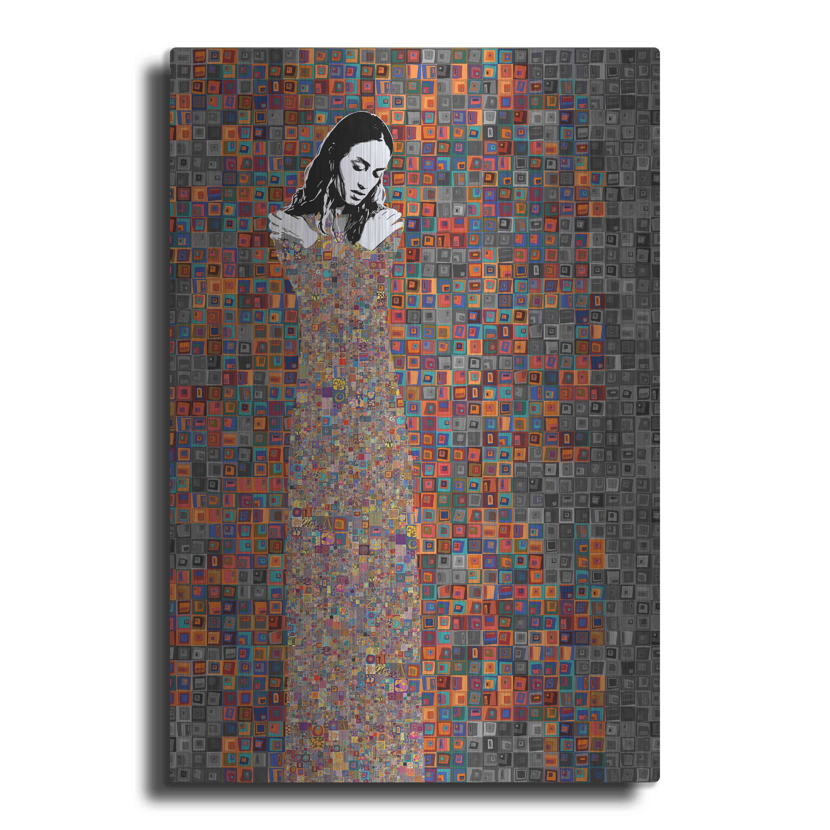 Luxe Metal Art 'El Abrazo by Jose Cacho Metal Wall Art, 24"x36 ...