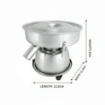 Eurhowing Electric Vibrating Sifter, Stainless Steel Countertop Sifter ...
