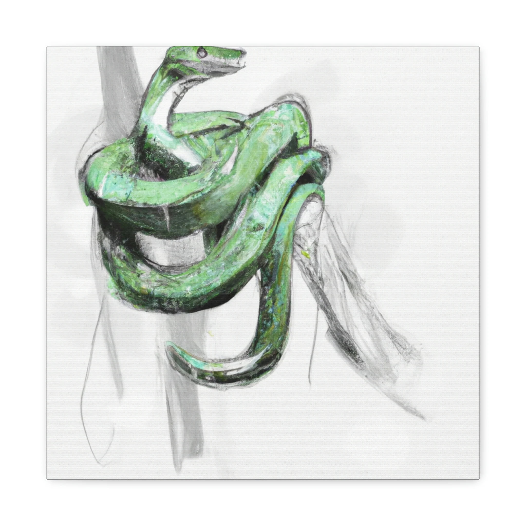 Green Tree Python Dream - Canvas - Walmart.com