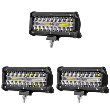 7 Inch Led Light Bar, 360W 24000LM Spot Flood Combo Beam Triple Row Off ...